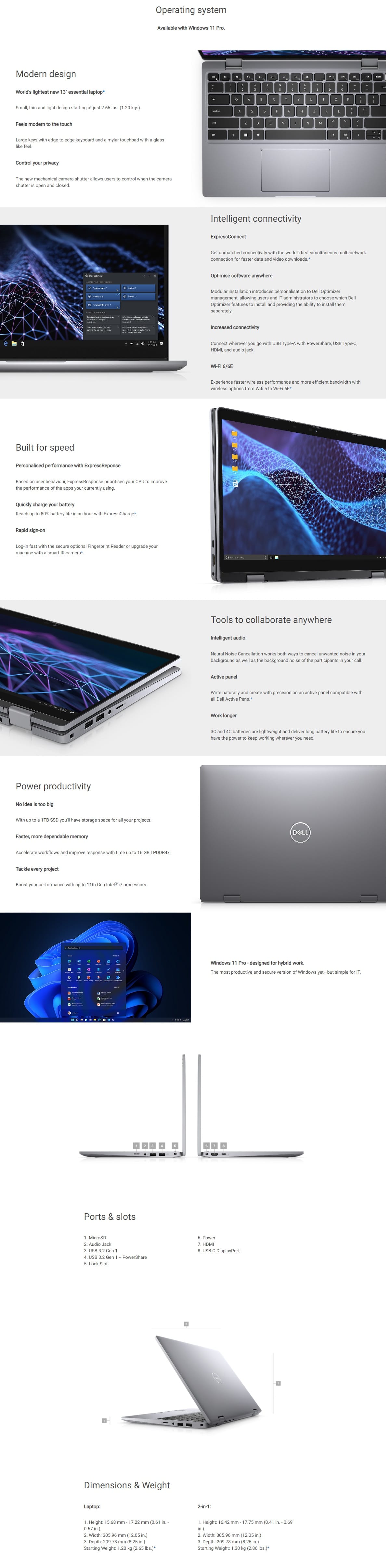 Dell Latitude 3330 13.3" FHD Touchscreen i5-1155G7, 8GB RAM, 256GB SSD ...