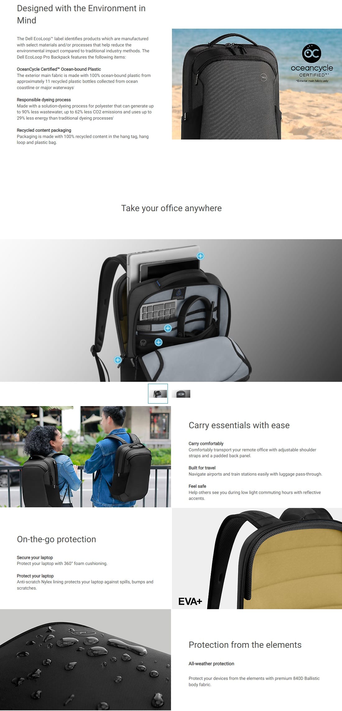 Dell EcoLoop Pro Backpack 17"