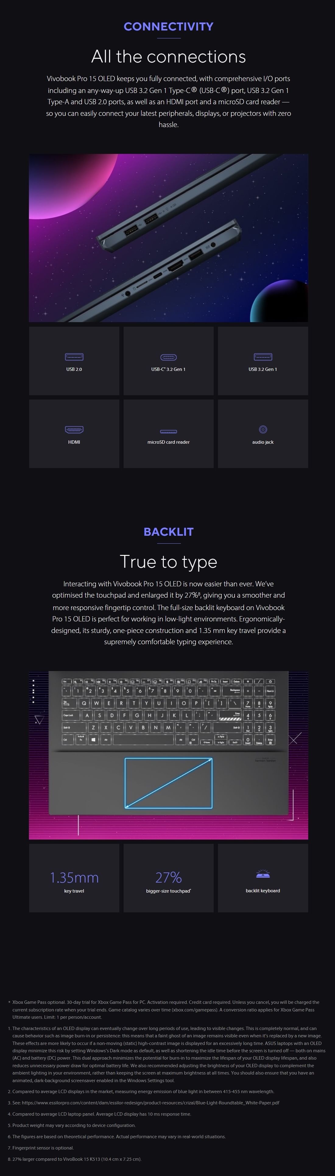 (Carton Damaged) Asus Vivobook Pro 15.6" FHD Laptop, Ryzen 7-5800H, 8GB ...