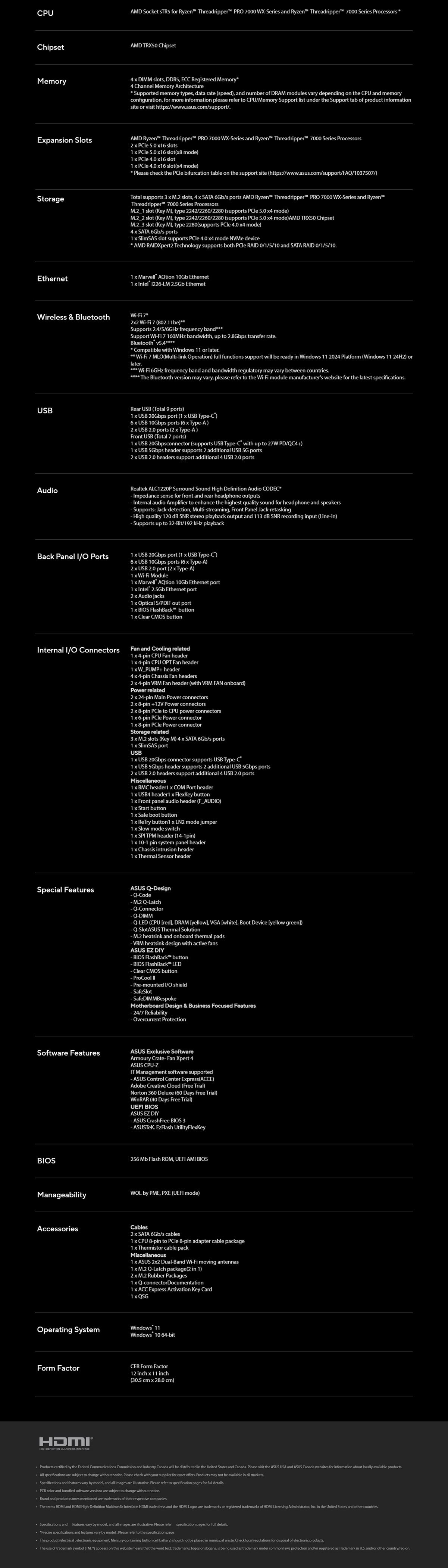 AMD Threadripper Pro 9975Wx 32 Cores CPU With TRx50 Sage 512GB ECC ...