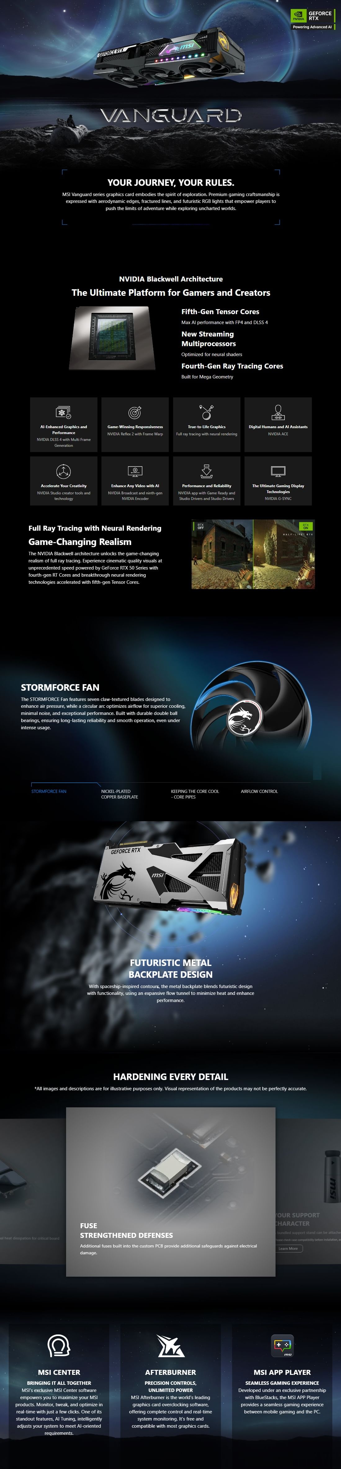 MSI Vanguard SOC GeForce RTX 5060 Ti 16GB Graphics Card